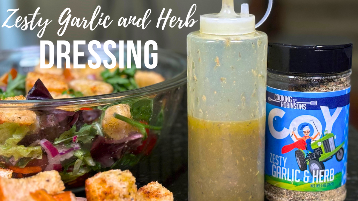 Homemade Dressing | Zesty Garlic and Herb Salad Dressing – Cooking with ...
